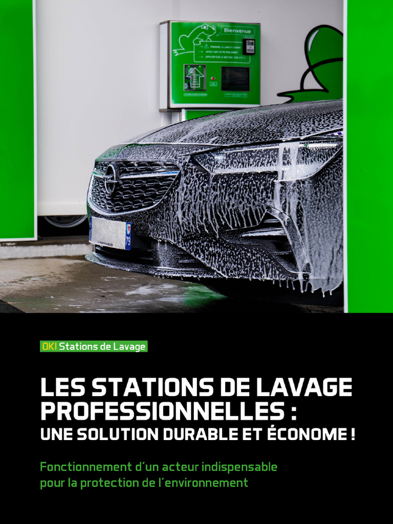 Le Lavage Auto Solution Durable Et Econome | PDF
