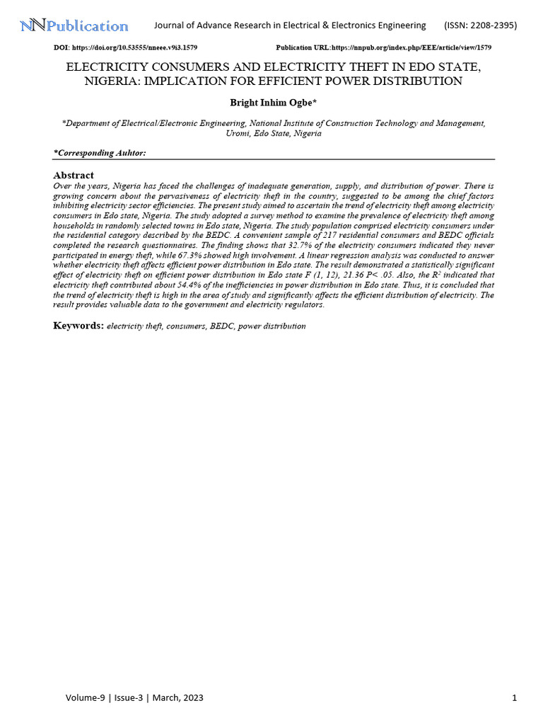 Electricity Consumers and Electricity TH | PDF | Electricity