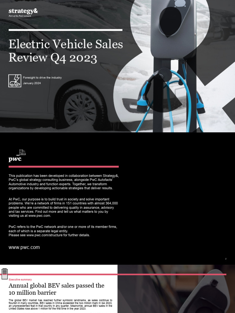 2023 Global EV Sales Overview | PDF | Plug In Hybrid | Hybrid Electric ...
