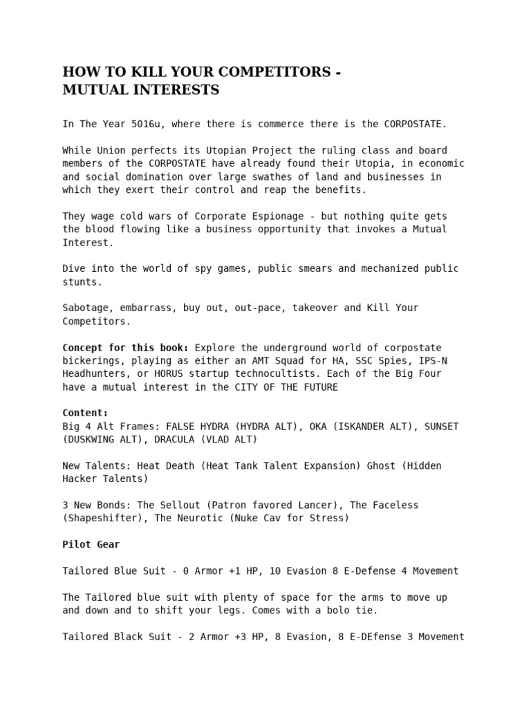 Corporate Espionage Tactics Guide | PDF