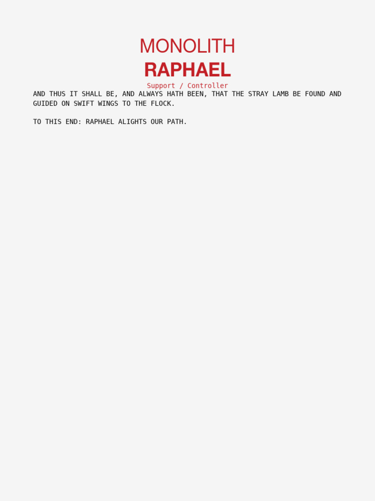 Monolith Solutions Raphael | PDF
