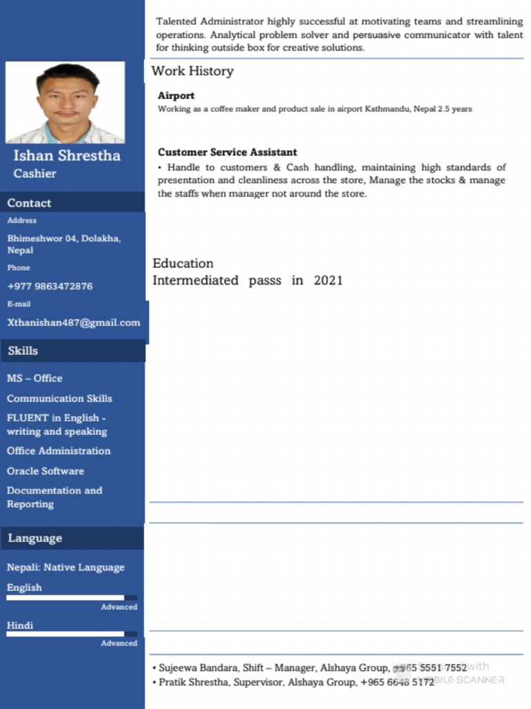 Resume - Ishan Shrestha PDF | PDF