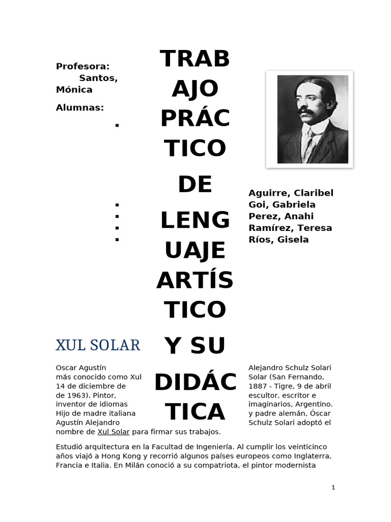 Xul Solar | PDF | Surrealismo | Las artes
