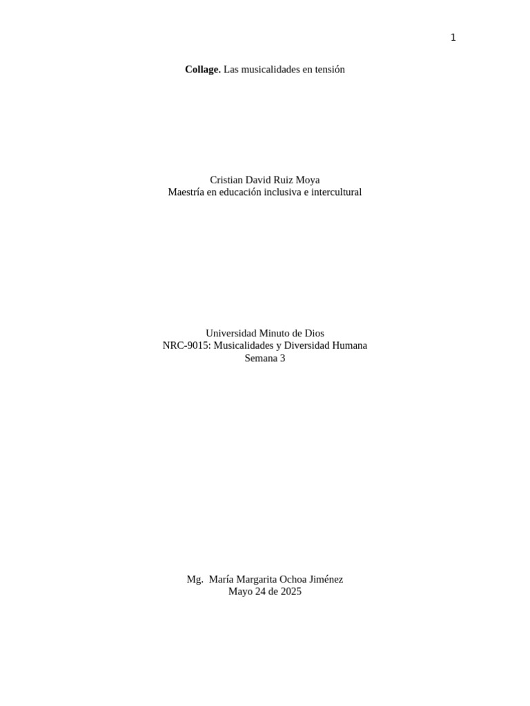 Ruiz Cristian Collage | PDF | Bailes | Ritmo