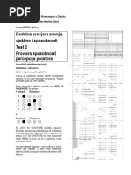 Primjer Psiho Test | PDF