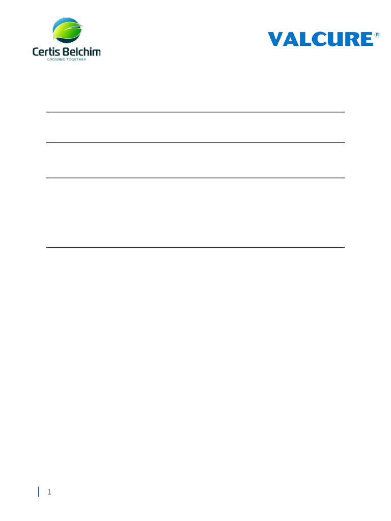 Ficha técnica y uso seguro VALCURE | PDF