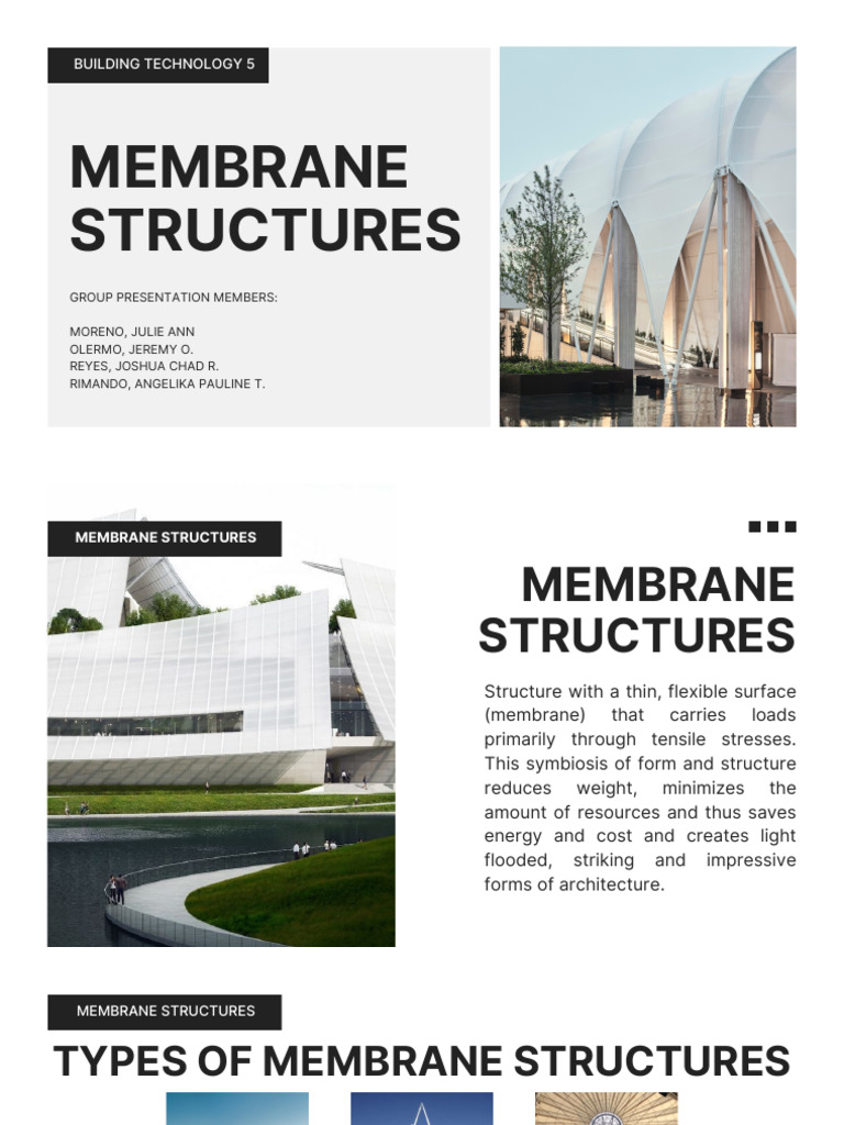 Membrane Structures in Construction | PDF | Building Materials ...