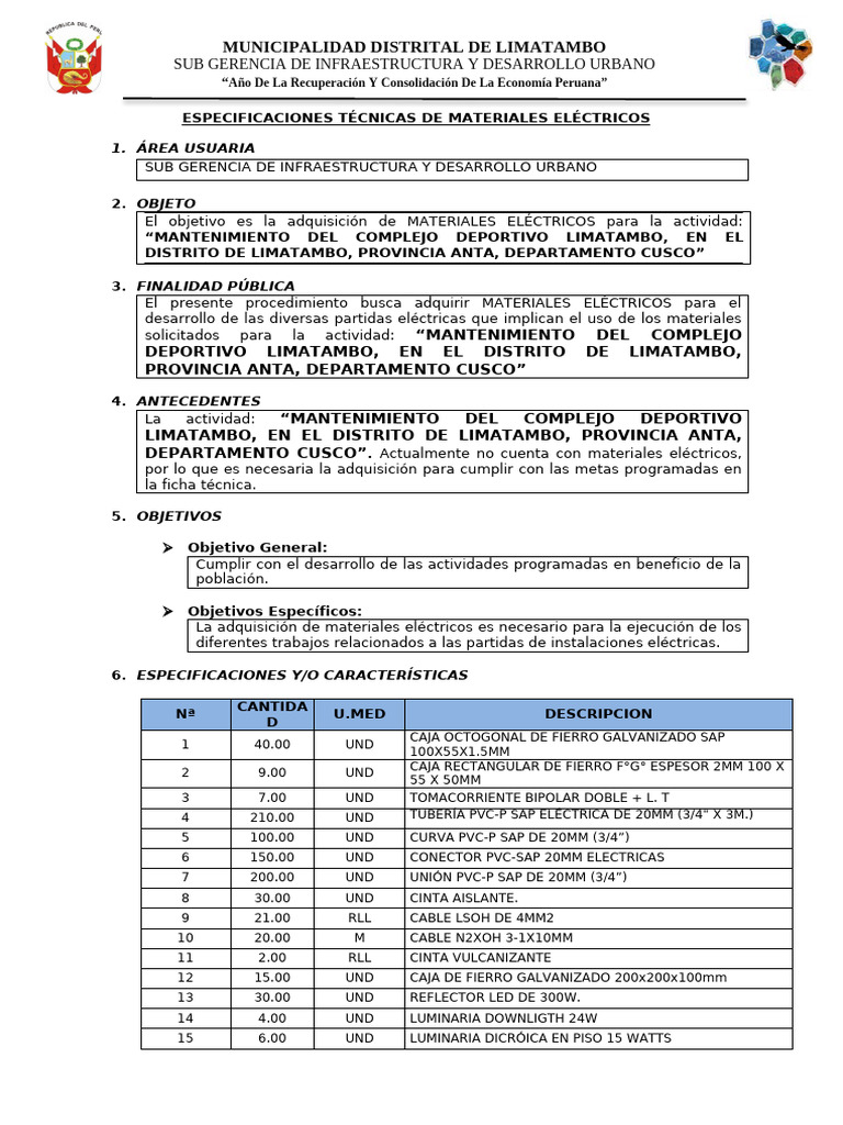 Et Materiales Electricos | PDF | Aislador (Electricidad) | Conector eléctrico