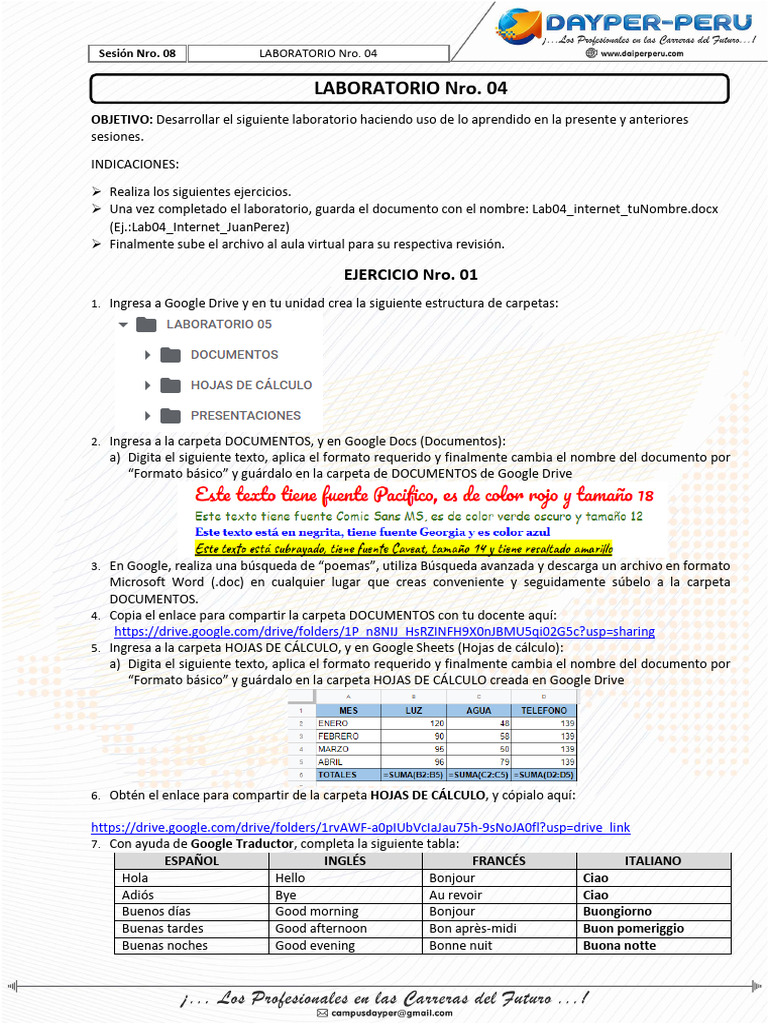Lab04 Internet CesarValencia | PDF | Google | Organizaciones de ...