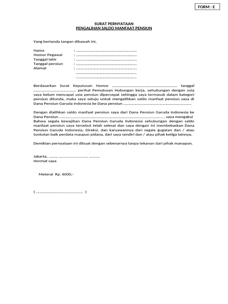 Form e | PDF
