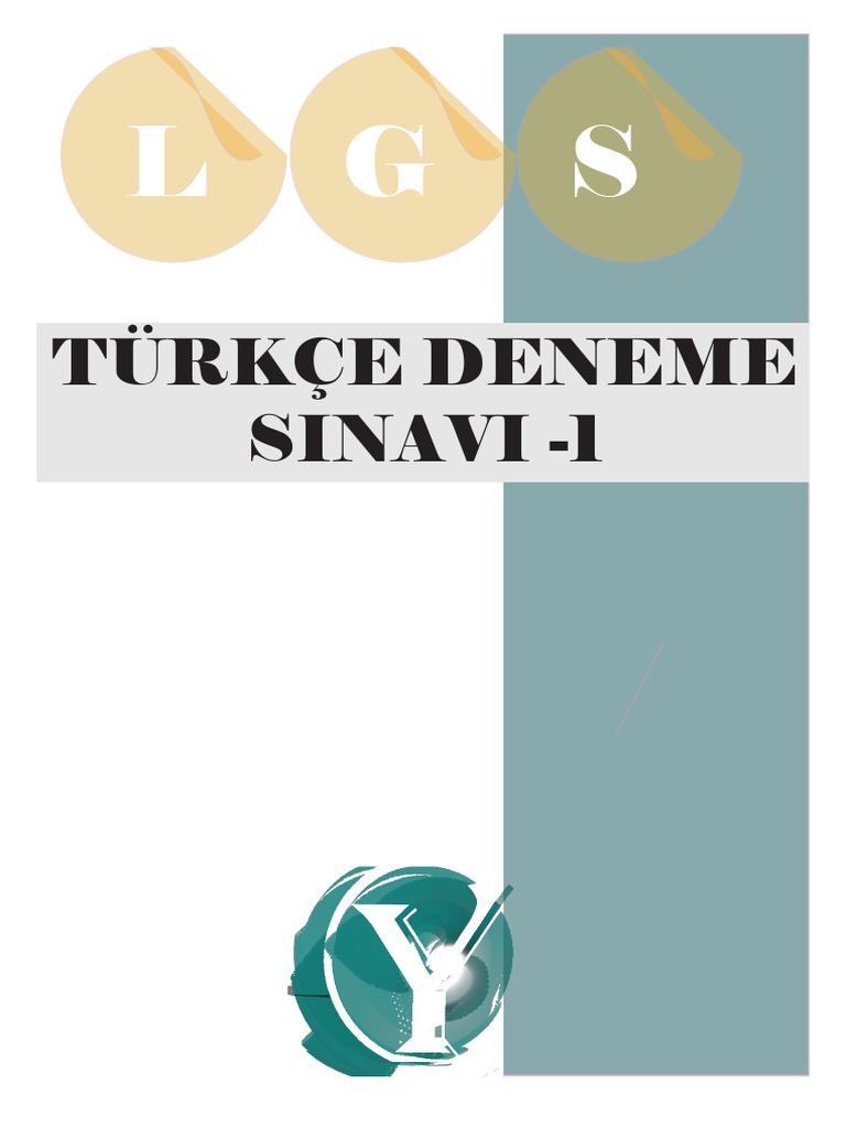 LGS Turkce Deneme Sinavi 1 1 | PDF
