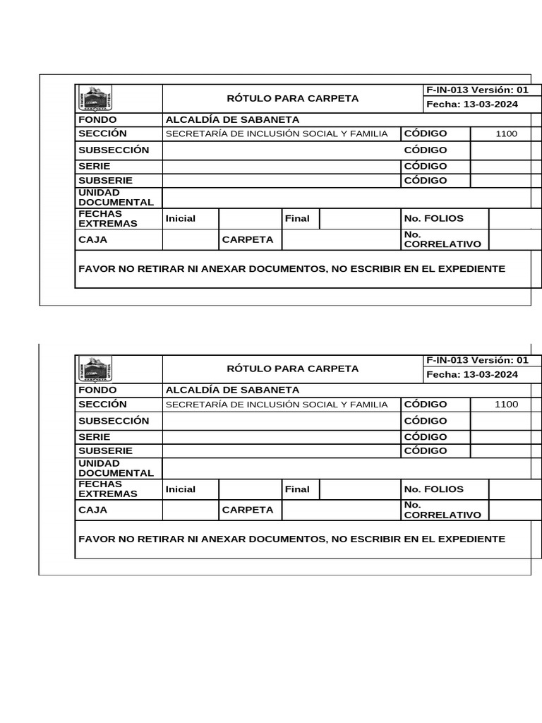 Rotulo Carpetas - Año 2025 | PDF | Taxonomía (biología)