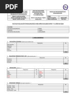 Pauta de Evaluación Fonoaudiológica PEFE 7-12 | PDF | Oración ...