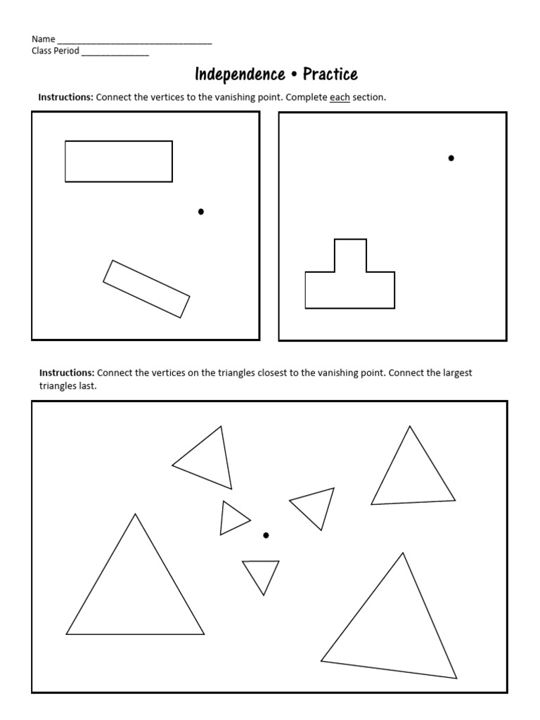1 Point Perspective Handout | PDF