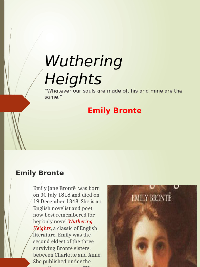 Wuthering Heights: Themes and Characters | PDF | Wuthering Heights ...