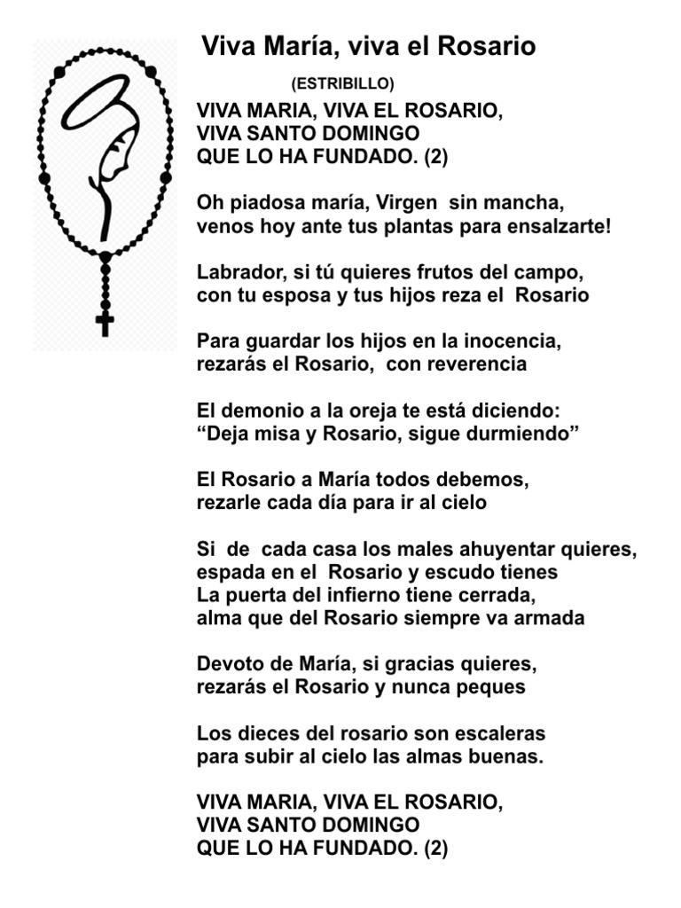Viva Maria Viva El Rosario | PDF