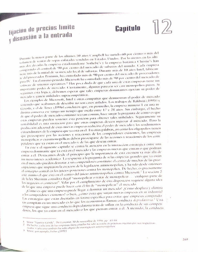 Pepall - Precios Límite Cap12 | PDF