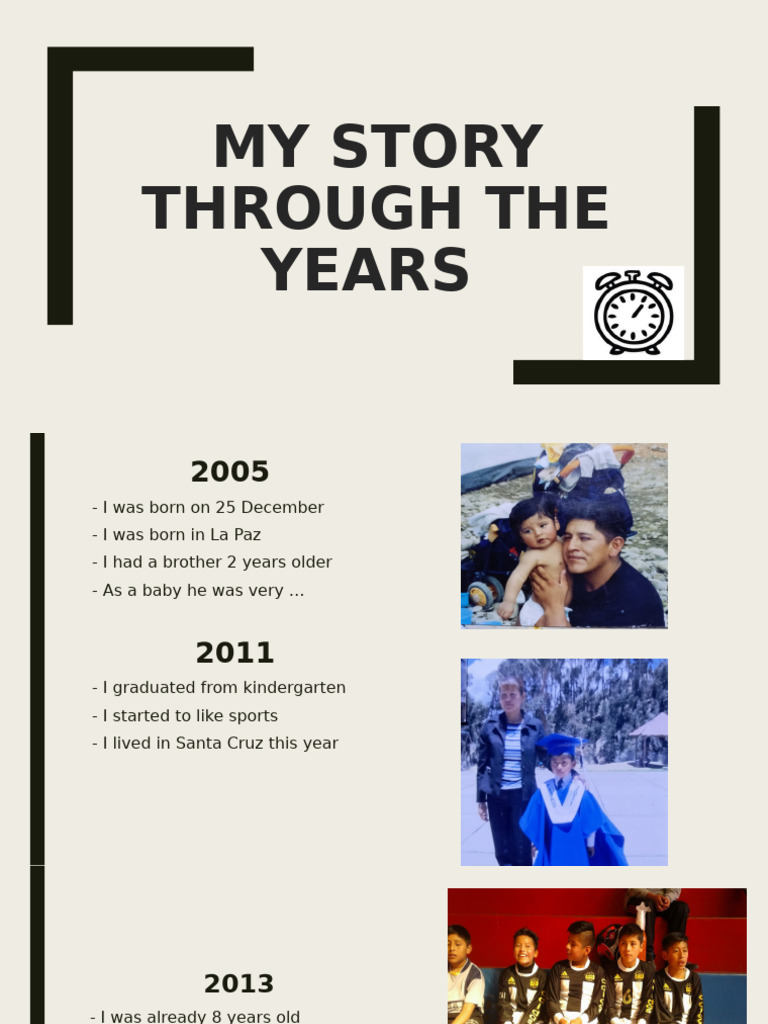 My Story Through The Years | PDF