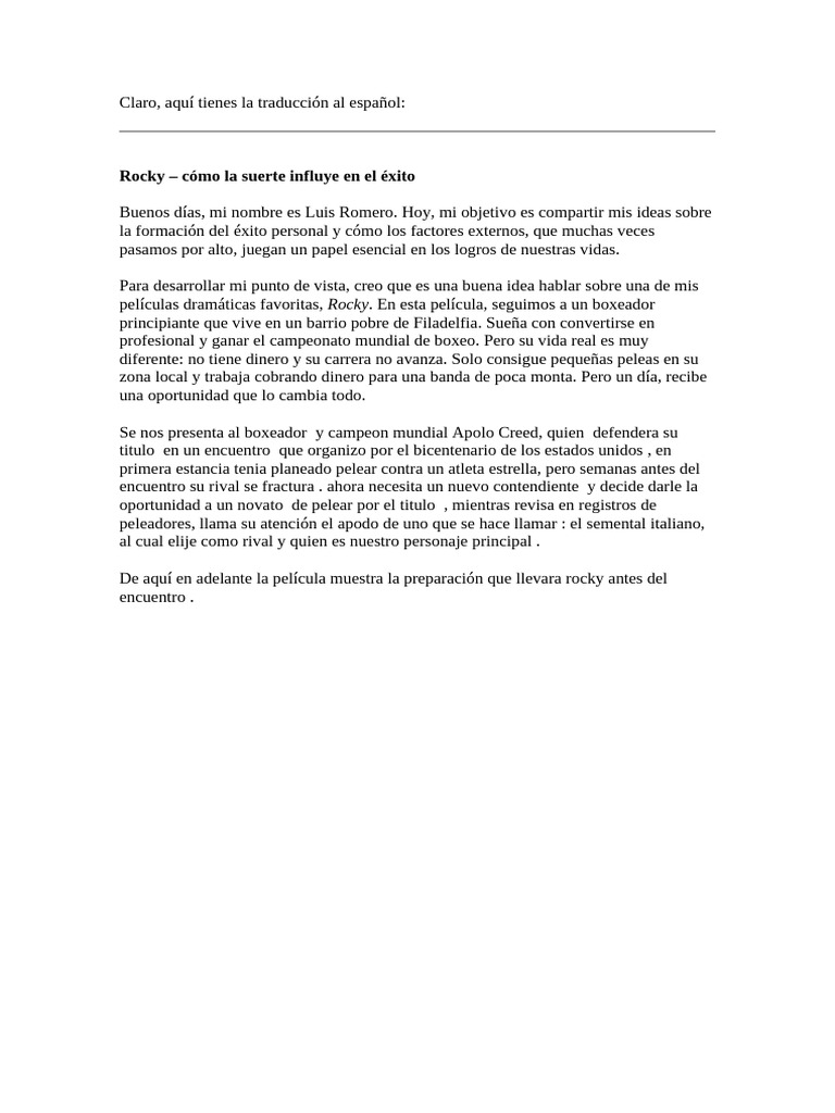 Presentacion ESP | PDF