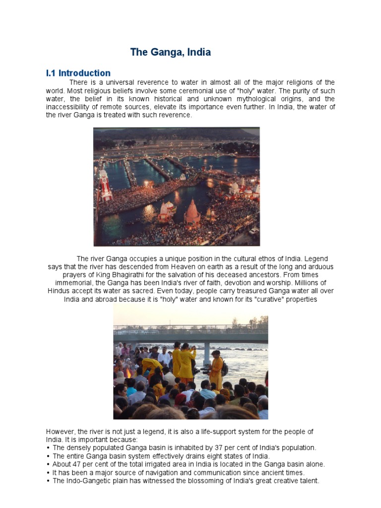Ganga River Project | PDF | Sewage Treatment | Wastewater