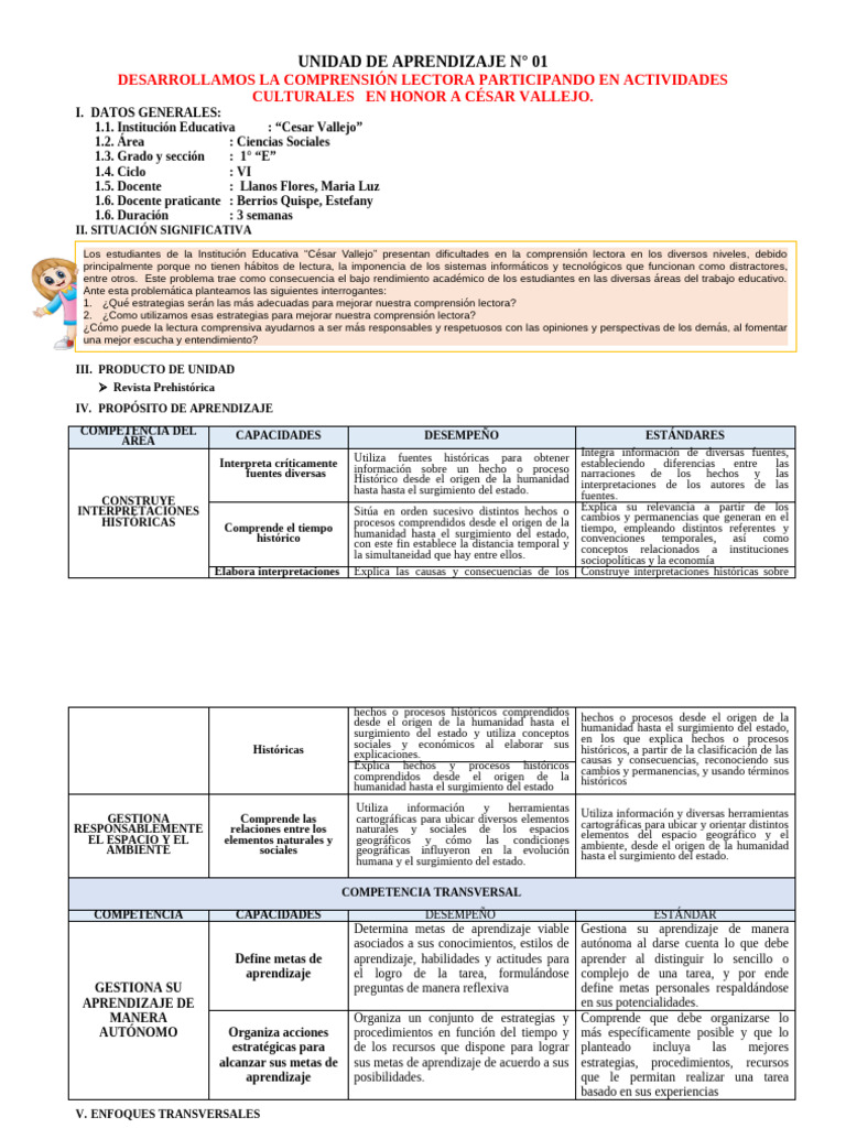 Unidad de Aprendizaje #1 CV ..... | PDF | Aprendizaje | Estado (política)