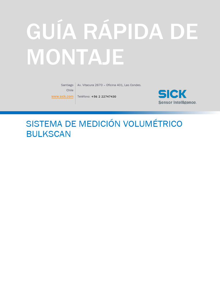 Guía de Bulkscan - Montaje y Conexión A SOPA ET - Rev. 1.31 | PDF | Protocolos de internet | Sensor