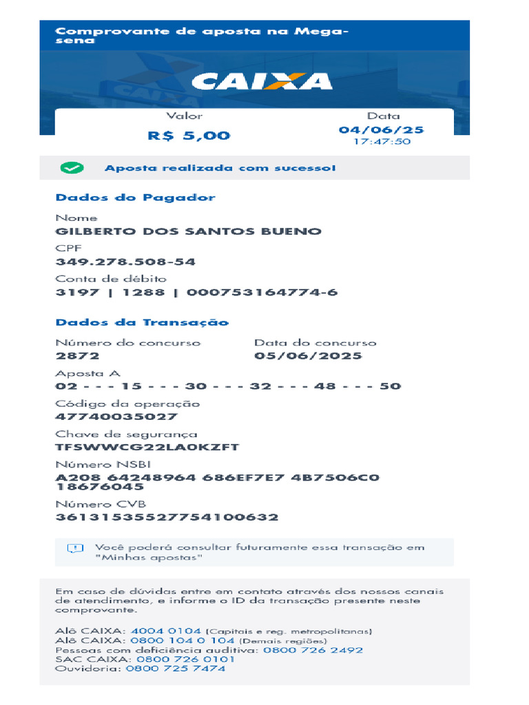 Comprovante2025 06 04 - 174755 | PDF