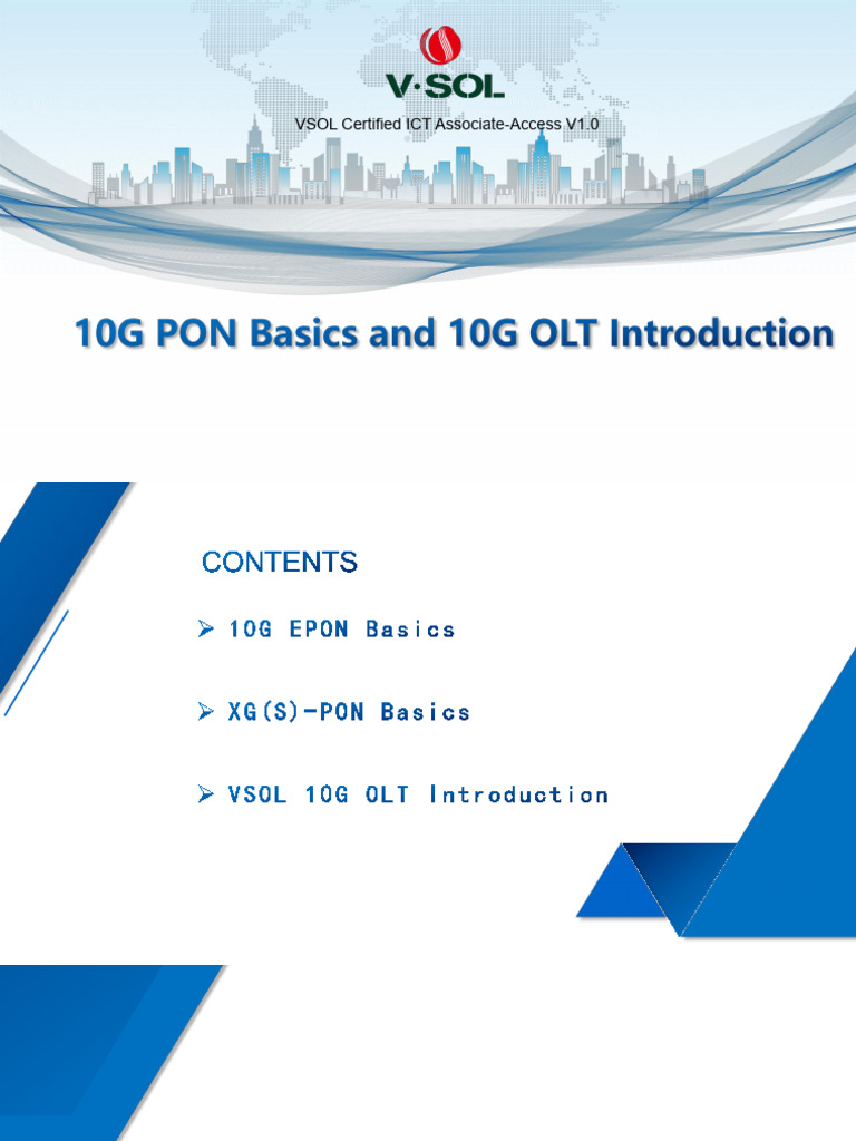 10G PON Basics and 10G OLT Intreduction | PDF | Computer Networking ...