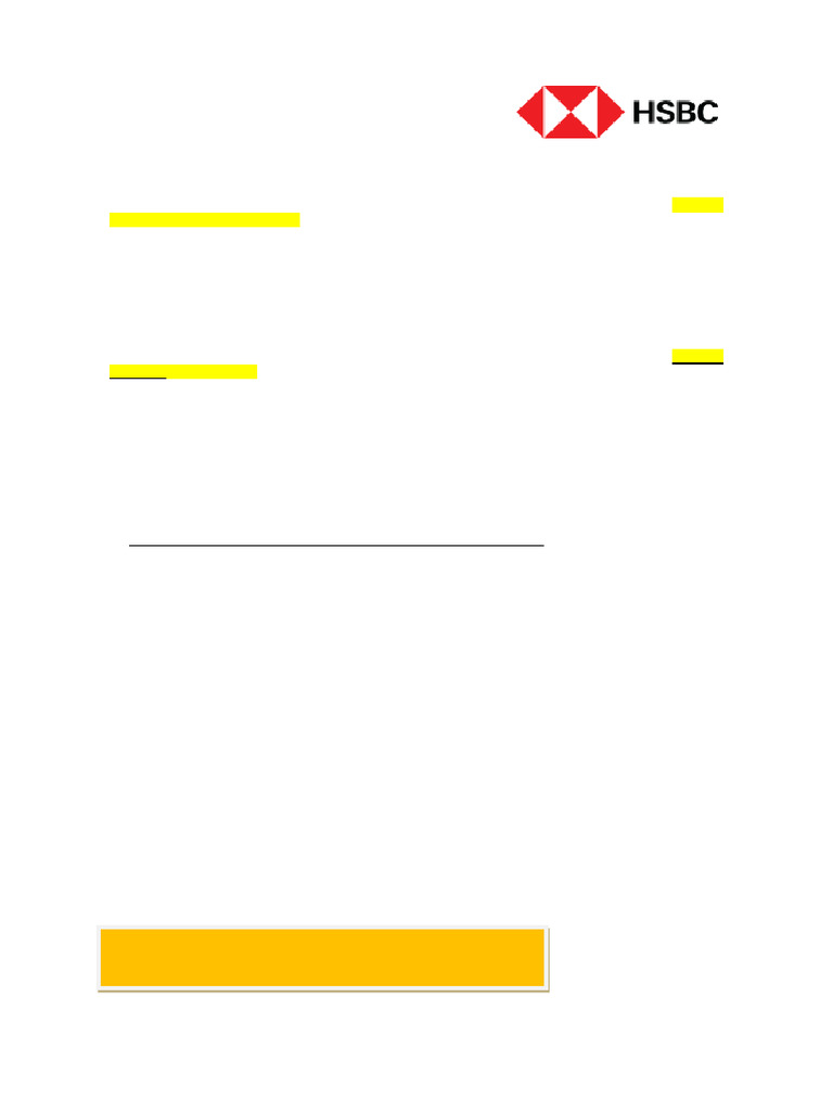 Carta para Abrir Cuenta HSBC - Hector | PDF