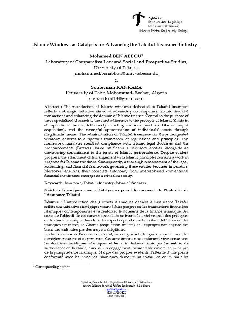0030 Art. Mohamed BEN ABBOU Souleyman KANKARA Pp.437 450 | PDF | Sharia ...