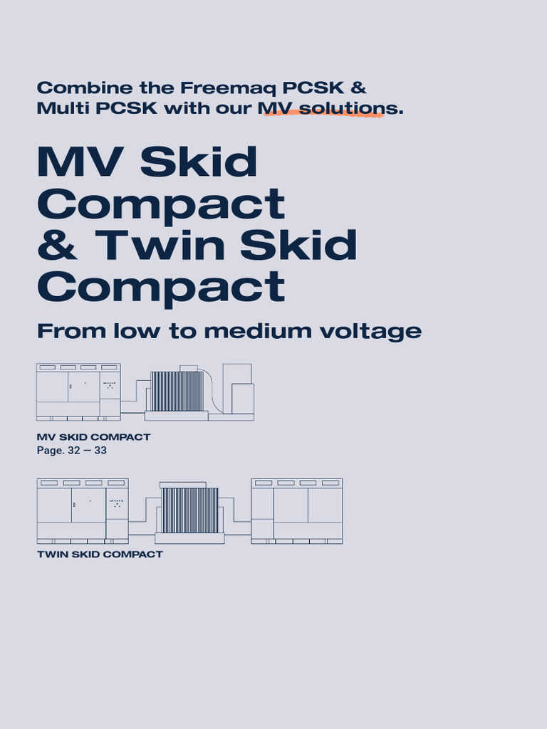 DS - MV Skid Compact & Twin Skid Compact | PDF | Transformer | Power ...