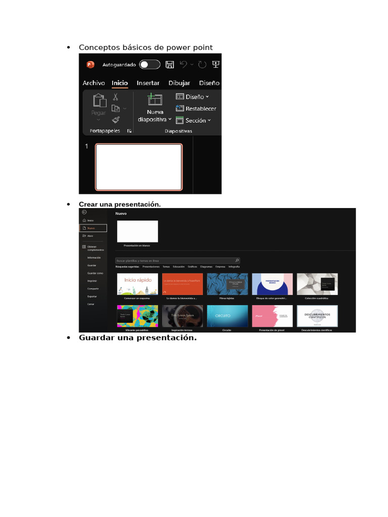 Conceptos Básicos de Power Point | PDF