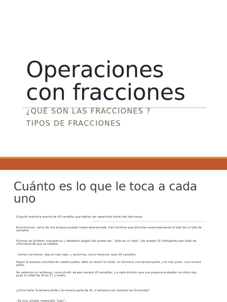 Operaciones Con Fracciones | PDF | Decimal | Aritmética