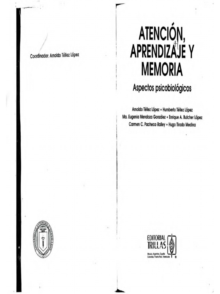 Tellez-Lopez Cap 4 Memoria | PDF | Cerebro | Ciencia cognitiva