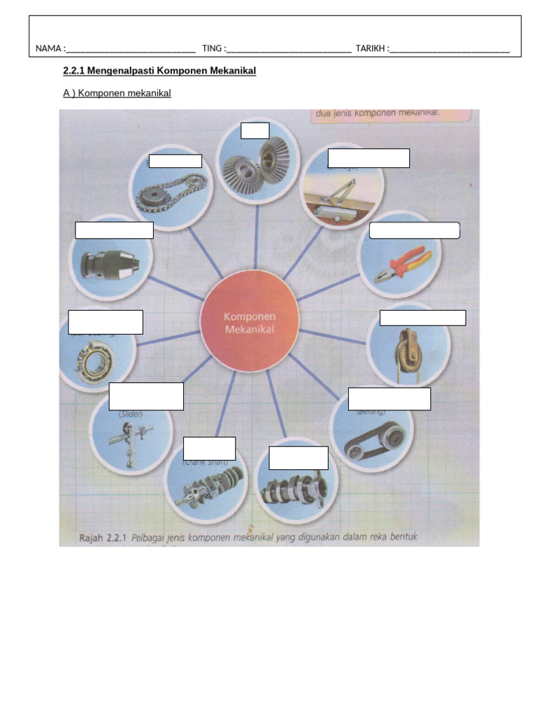 Komponen Mekanikal LATIHAN | PDF
