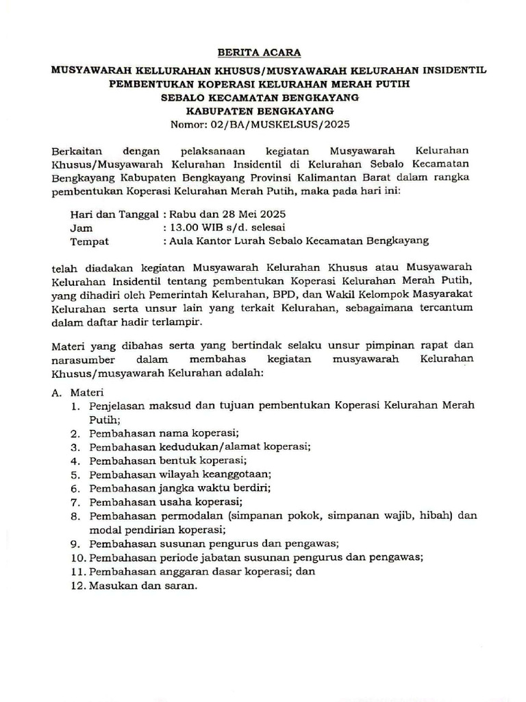 Muskel Sebalo KMP | PDF