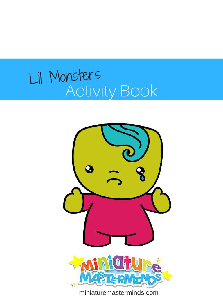 Monster Activity Pack and Early Reader | PDF