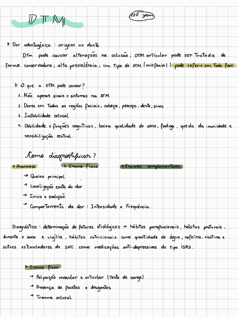 Caderno DTM - Ameinda | PDF