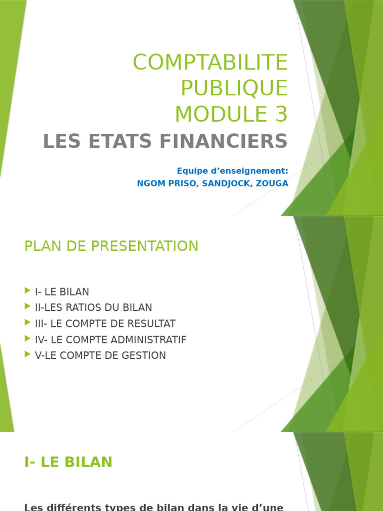 Module 3 Compta | PDF | Capitaux propres | Bilan comptable