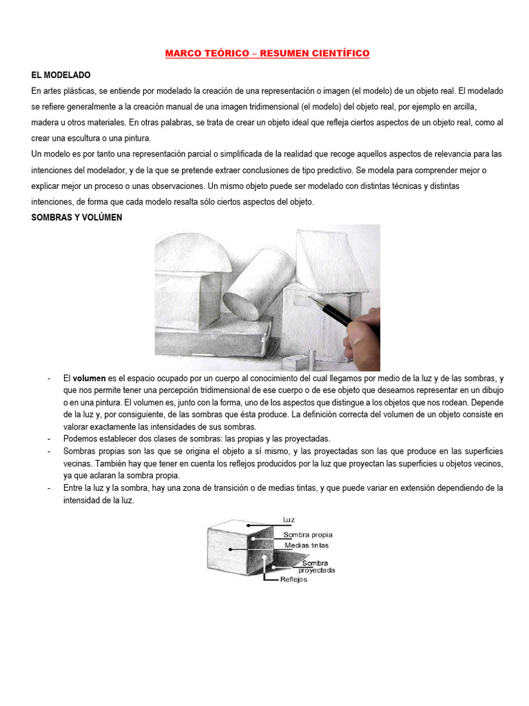 Anex - 2 Sem 2 - Arte - 2° | PDF | Sombra | Dibujo