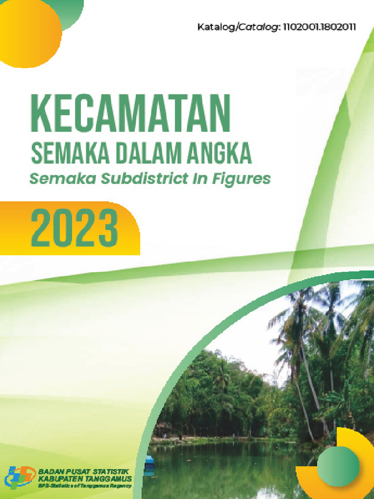 Statistik Kecamatan Semaka 2023 | PDF