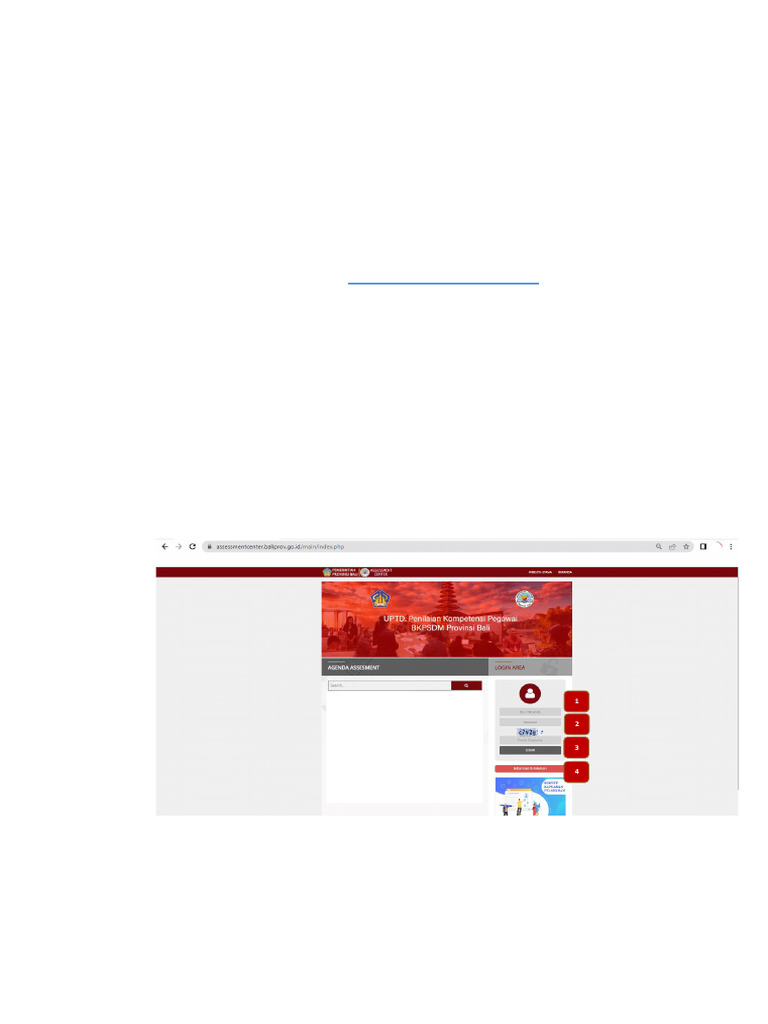 Tutorial Penggunaan Aplikasi Assessment Center | PDF