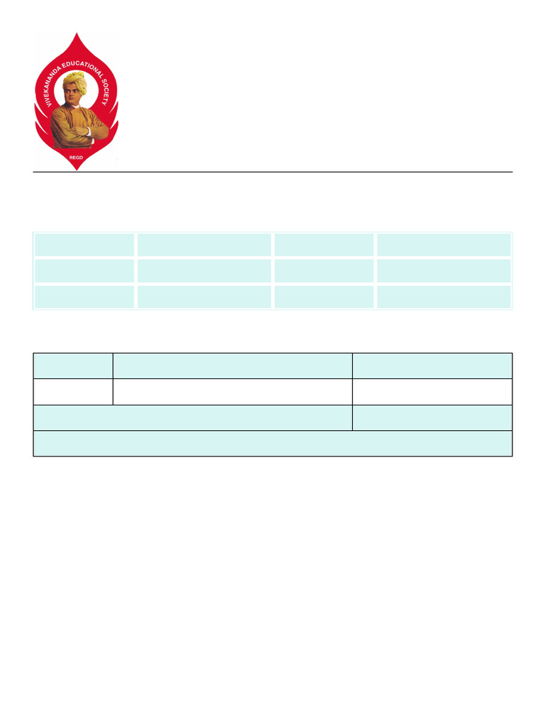 G.K. Shetty Vivekananda Fee Receipt | PDF