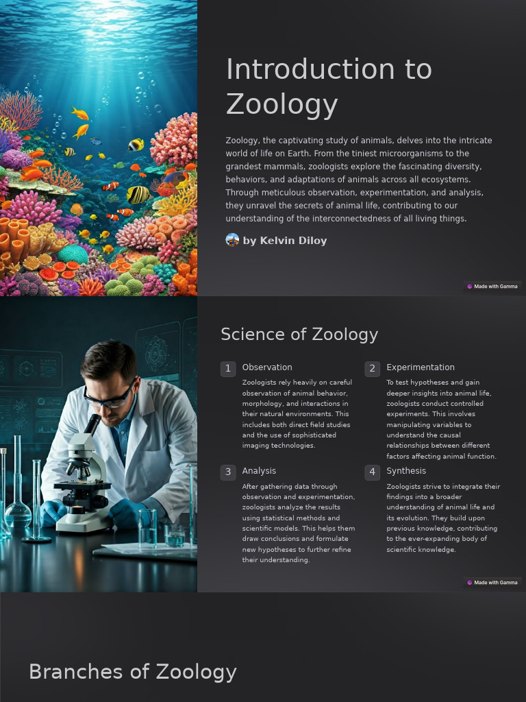 Introduction To Zoology 1 | PDF | Cell (Biology) | Zoology