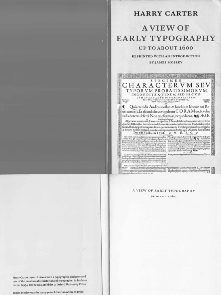 Carter-2002-A View of Early Typography | PDF