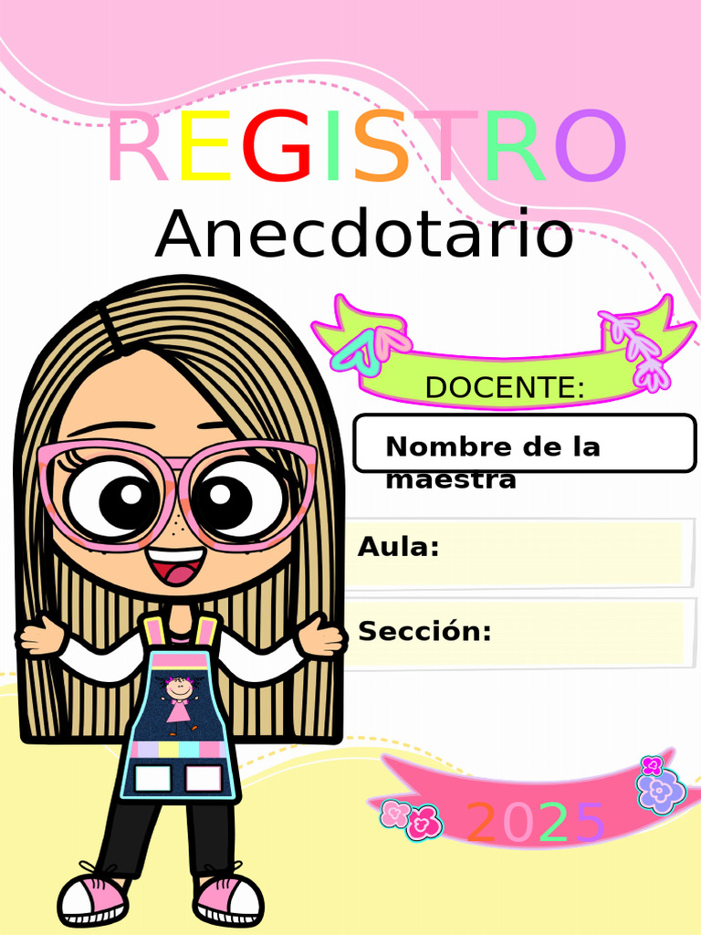 REGISTRO ANECDOTARIO 2025 | PDF