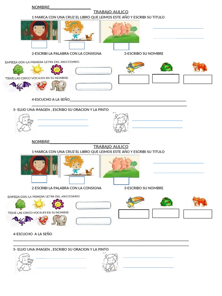 Actividades de 2° de Marzo y Abril | PDF