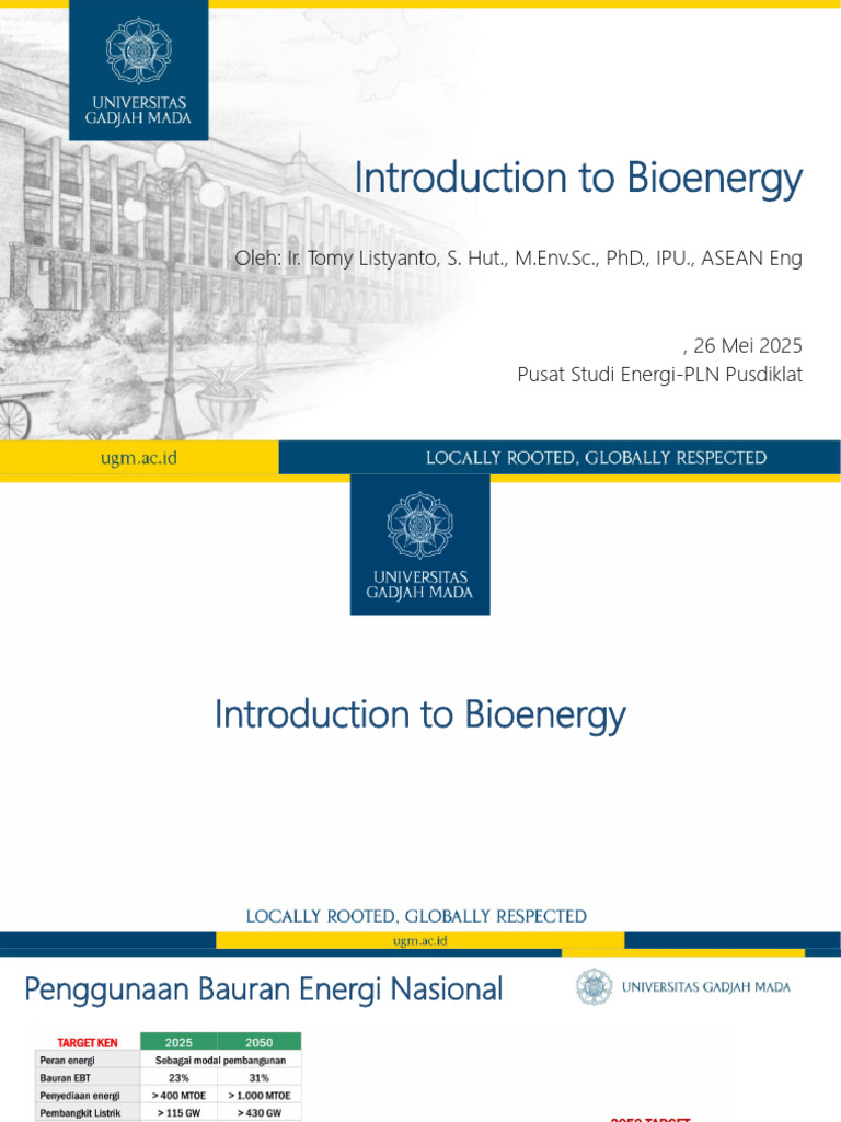 Bioenergi PLN Section 1 | PDF | Renewable Energy | Power Resources