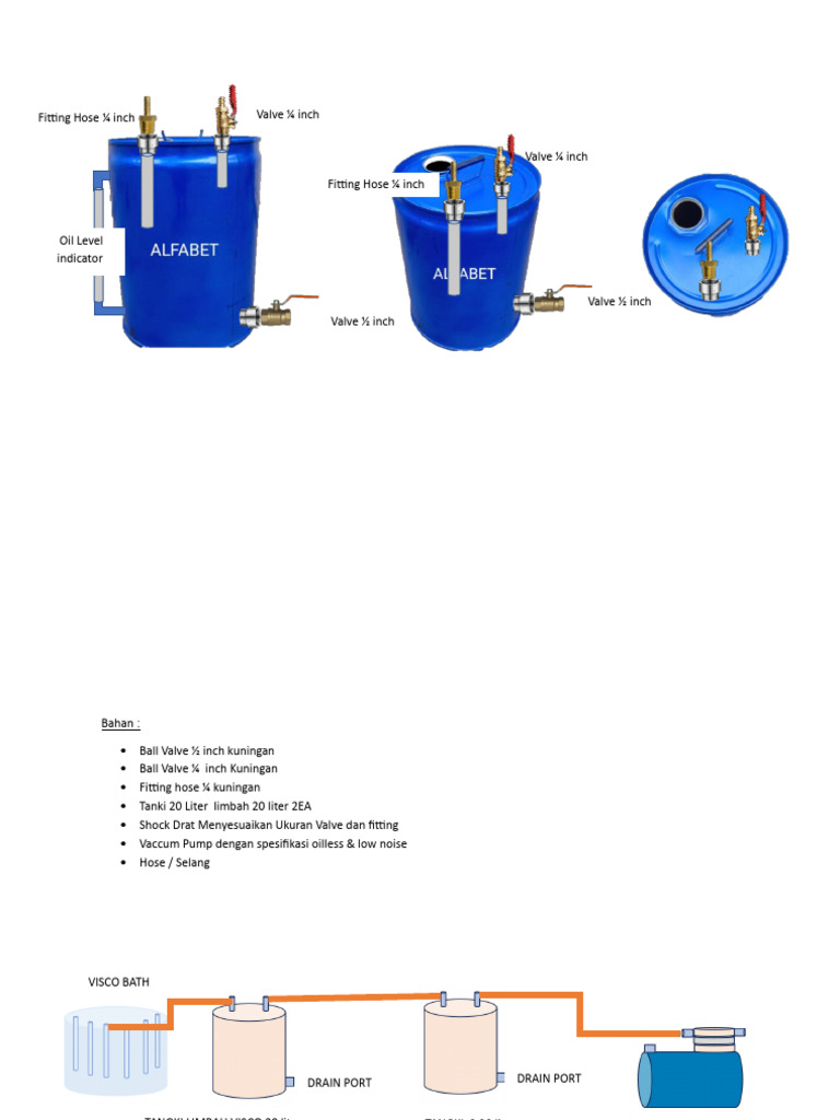Draft Gambar Line Vaccum | PDF